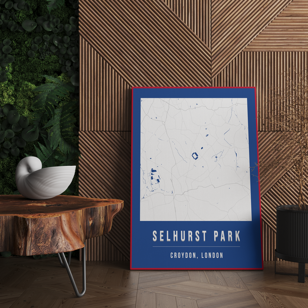 Selhurst Park Map Poster | London – Shop Maapify