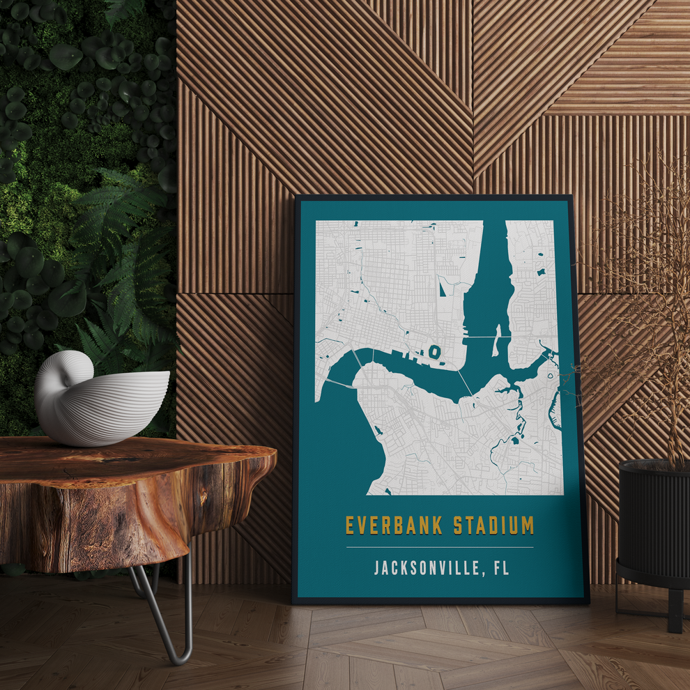 EverBank Stadium Map Poster | Jacksonville – Shop Maapify