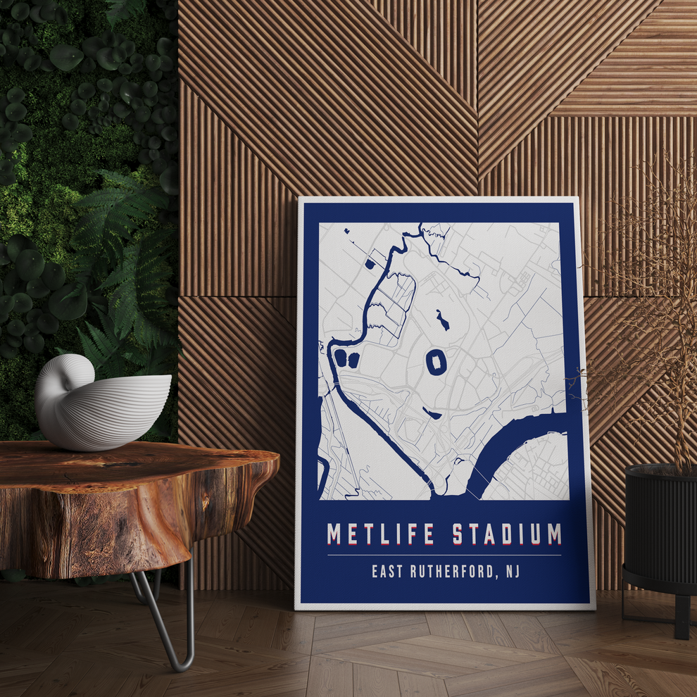 MetLife Stadium Map Poster | New York – Shop Maapify
