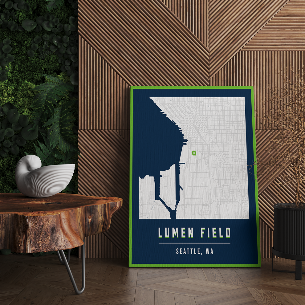 Lumen Field Map Poster | Seattle – Shop Maapify