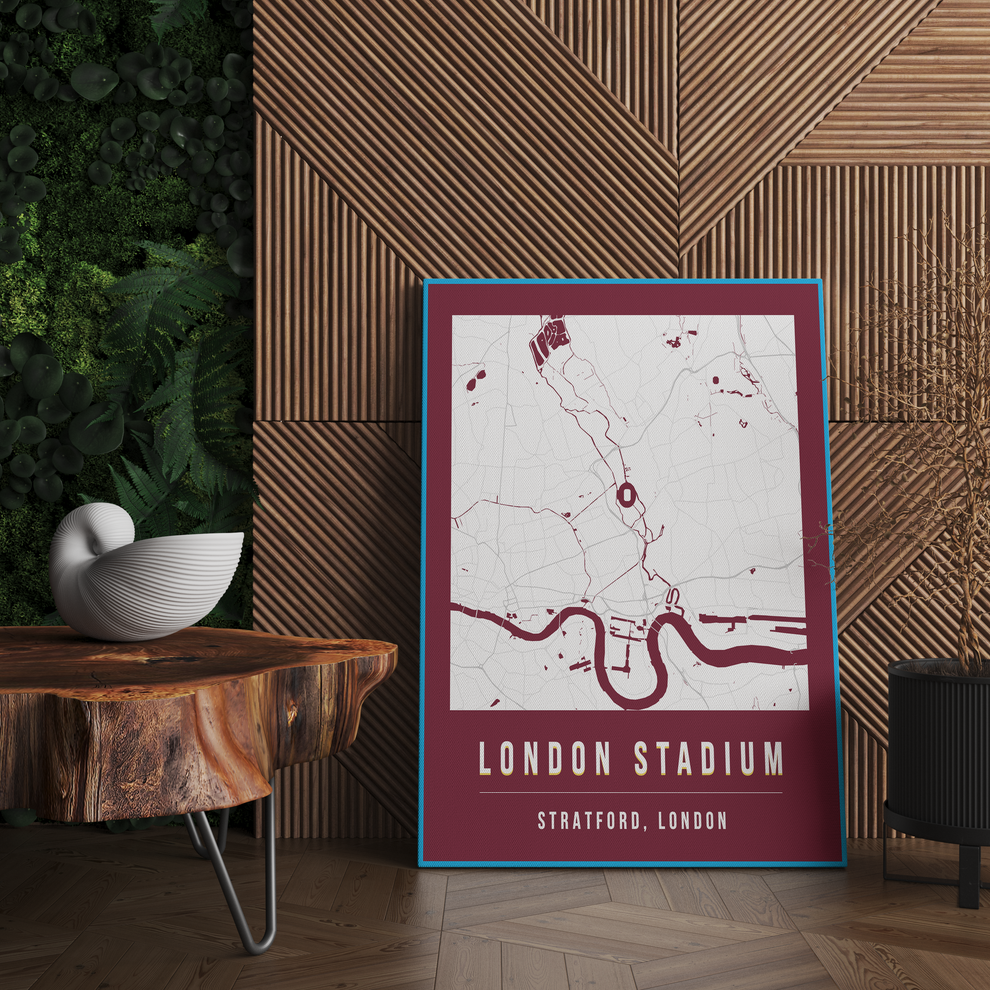 London Stadium Map Poster | London – Shop Maapify